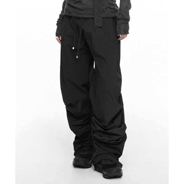 ZOZO問い合わせ番号:98745978ショップ:L.H.P WOMEN，エルエイチピーウィーメンブランド:NACHE，ナチェ，L.H.P，エルエイチピー商品名:NACHE/ナチェ/PINTUCK NYLON PANTS BLACKカテゴリ...