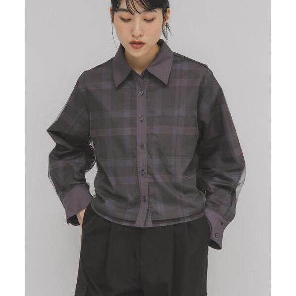 『セール実施中』ZOZO問い合わせ番号:98746847ショップ:KBF，ケービーエフブランド:KBF，ケイビーエフ商品名:チュールレイヤードショートシャツカテゴリ:トップス>シャツ/ブラウスブランド品番:KBA7-23R210素材:...