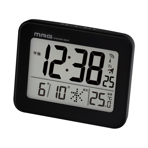 ZOZO問い合わせ番号:98747323ショップ:Rora，ローラブランド:BACKYARD FAMILY，バックヤードファミリー商品名:MAG マグ 電波目覚まし時計 ファルマンカテゴリ:インテリア>置時計ブランド品番:t776wh...