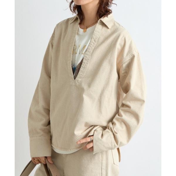 ZOZO問い合わせ番号:98747382ショップ:RIVE DROITE，リヴドロワブランド:RIVE DROITE，リヴドロワ商品名:【MONN.:.(モン)】スキッパーデニムシャツカテゴリ:トップス>シャツ/ブラウスブランド品番:...