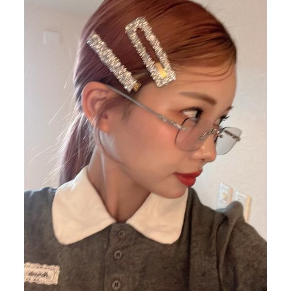 『タイムセール実施中』ZOZO問い合わせ番号:98747468ショップ:wears，ウェアーズブランド:Feliz，フェリス，ULEULA，ウルア商品名:スクエアビジューヘアピンセットカテゴリ:ヘアアクセサリー>ヘアピンブランド品番:...