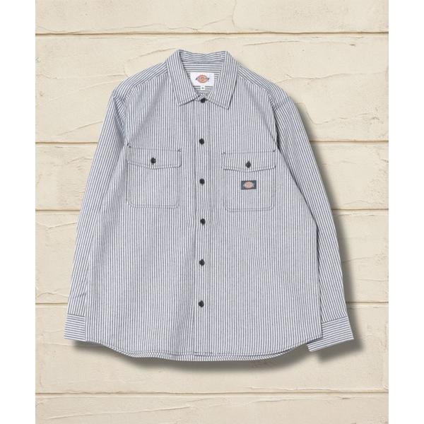 ZOZO問い合わせ番号:98747728ショップ:Mac-House，マックハウスブランド:Dickies，ディッキーズ，Mac-House，マックハウス商品名:Dickies ヒッコリーストライプ ワークシャツ フラップポケット仕様カテゴ...