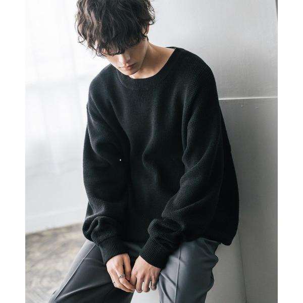 『タイムセール実施中』ZOZO問い合わせ番号:98759339ショップ:Rocky Monroe，ロッキーモンローブランド:Rocky Monroe，ロッキーモンロー商品名:オーバーサイズ配色リブワッフルニットプルオーバーセーターカテゴリ:...