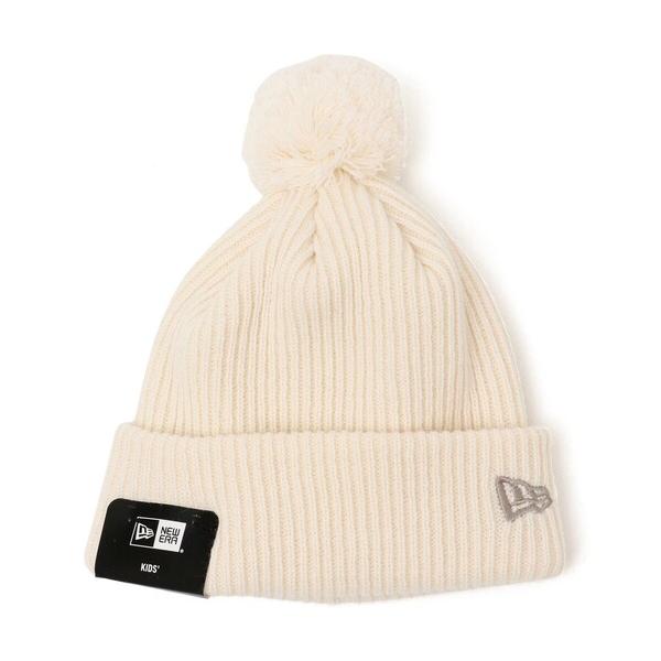 ZOZO問い合わせ番号:98780886ショップ:SHIPS KIDS，シップス キッズブランド:SHIPS any，シップス エニィ，SHIPS，シップス商品名:NEW ERA: ポンポン ワンポイント 刺繍 リブ ニットキャップ ＜KI...