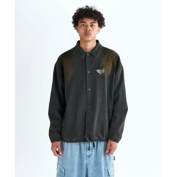 『セール実施中』ZOZO問い合わせ番号:98781260ショップ:DC SHOES，ディーシーブランド:DC SHOES，ディーシーシューズ商品名:25 COACHES JACKET /DCロゴ刺繍ワンポイントオーバーサイズコーチジャケット...