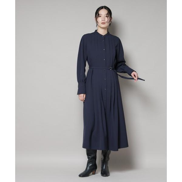 『セール実施中』ZOZO問い合わせ番号:98781563ショップ:NANO universe，ナノユニバースブランド:NANO universe，ナノユニバース商品名:ダブルクロスベルト付きタックワンピースカテゴリ:ワンピース/ドレス&gt...