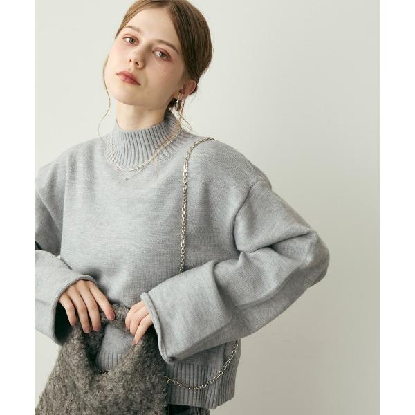 『セール実施中』ZOZO問い合わせ番号:98781909ショップ:Auntie Rosa，アンティローザブランド:Clum，クルム商品名:フレアスリーブカットオフクロップド丈ニットセーターカテゴリ:トップス>ニット/セーターブランド品...