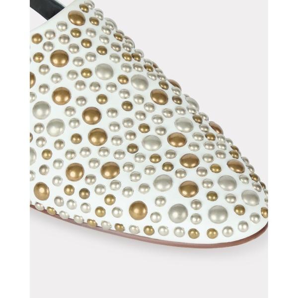 ZOZO問い合わせ番号:98782030ショップ:KENZO，ケンゾーブランド:KENZO，ケンゾー商品名:'KENZO-KALI' レザー スタッズ ミュールカテゴリ:シューズ>スリッポンブランド品番:FF62MU190L83.01...