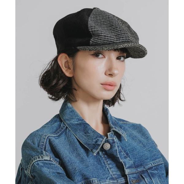 ZOZO問い合わせ番号:98782118ショップ:ROOP TOKYO，ループトーキョーブランド:AO2，アオズ，ROOPTOKYO，ループトウキョウ商品名:Wool Casquette with Contrasting Material ...