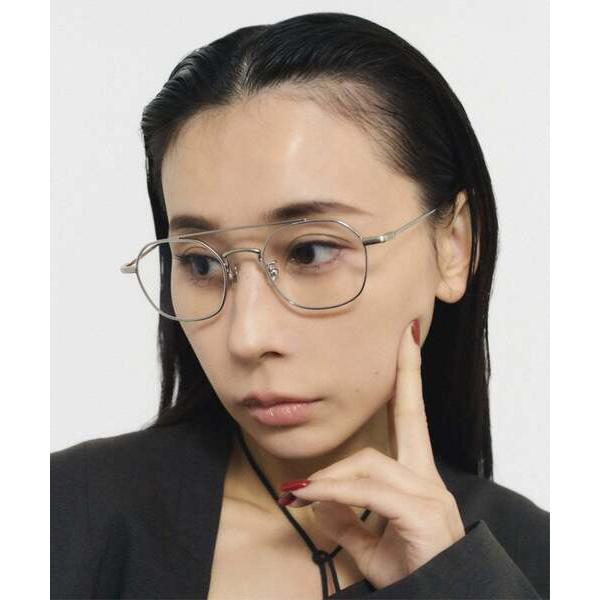 ZOZO問い合わせ番号:98782131ショップ:Zoff，ゾフブランド:Zoff，ゾフ商品名:「黒石奈央子さん コラボ」 Zoff｜Naoko Kuroishi ウェリントン型 メガネ｜ツーブリッジ メタル 眼鏡 伊達めがね 度付き(レン...