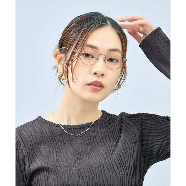 ZOZO問い合わせ番号:98782132ショップ:Zoff，ゾフブランド:Zoff，ゾフ商品名:【黒石奈央子さん コラボ】 Zoff｜Naoko Kuroishi ボストン型 メガネ｜クラウンパント メタル 伊達めがね 度付き(レンズ交換券...