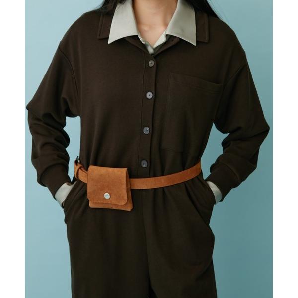 『タイムセール実施中』ZOZO問い合わせ番号:98782481ショップ:Avenue，アヴェニューブランド:FUULLY STUDIO，フーリィーステューディオ商品名:スエードポーチ付きベルトカテゴリ:バッグ>ボディバッグ/ウエストポ...