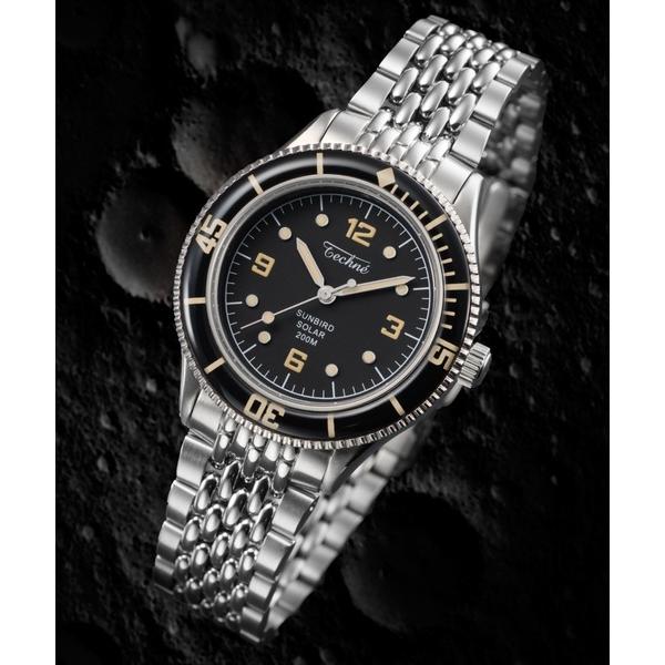 ZOZO問い合わせ番号:98782613ショップ:BEYOND COOL，ビヨンクールブランド:HMS WatchStore，エイチエムエスウォッチストア商品名:「TECHNE テクネ」マリーンオフショア ソーラー  ブラックベゼル 5ライ...