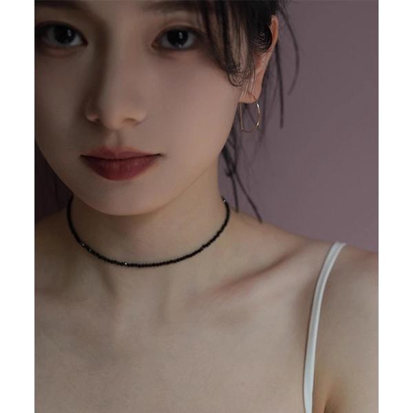 ZOZO問い合わせ番号:98783173ショップ:VIBGYOR，ヴィブジョーブランド:VIBGYOR，ヴィブジョー商品名:ブラックビーズストーンチョーカーネックレス/レディース(T3)カテゴリ:アクセサリー>ネックレスブランド品番:...