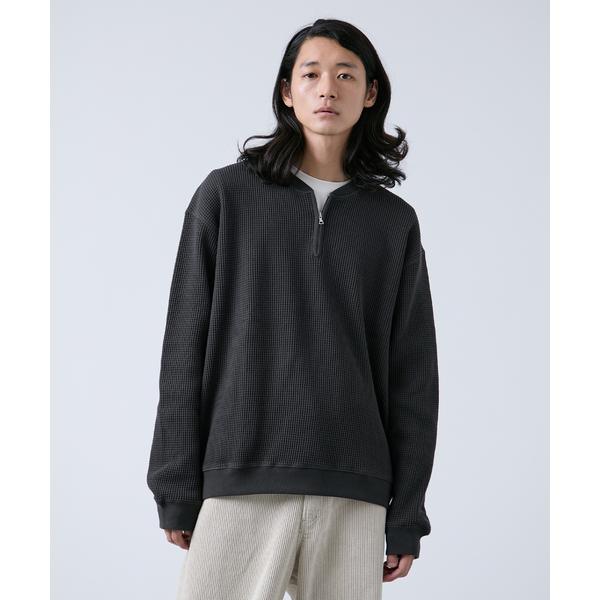 『セール実施中』ZOZO問い合わせ番号:98783615ショップ:JOINT WORKS，ジョイントワークスブランド:B.C STOCK，ベーセーストック商品名:【ANTS ＆ ELEPHANTS】ジップ ワッフルヘンリーネックスウェットカ...