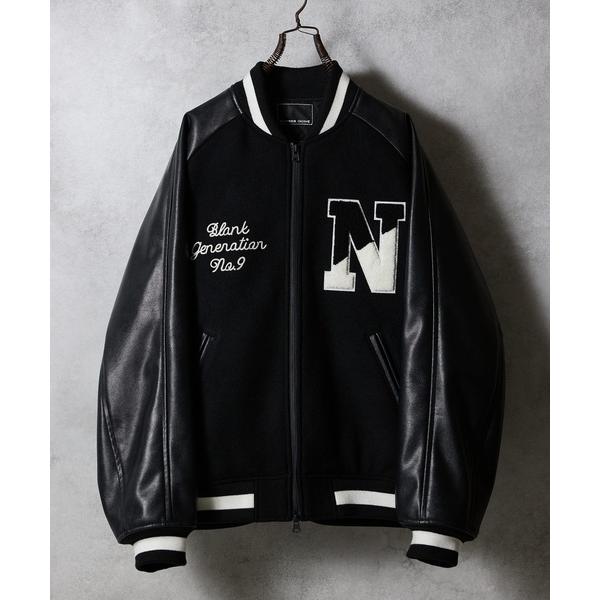 『タイムセール実施中』ZOZO問い合わせ番号:98784183ショップ:NUMBER (N)INE，ナンバーナインブランド:NUMBER (N)INE，ナンバーナイン商品名:RAGLAN SLEEVE ZIPPER STADIUM JACK...