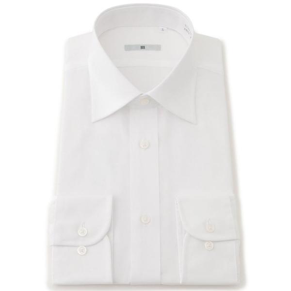 ZOZO問い合わせ番号:98784707ショップ:SUIT SELECT，スーツセレクトブランド:SUIT SELECT，スーツセレクト商品名:【形態安定】【長袖】【SILVER LINE】ワイドカラーワイシャツ/ホワイトカテゴリ:トップス...