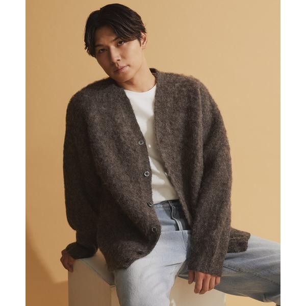 ZOZO問い合わせ番号:98784709ショップ:EMMA CLOTHES，エマ クローズブランド:NEOL，ネオル商品名:【NEOL】Wool Blend Mohair Touch Vneck Cardigan/ウール混モヘアタッチVネッ...