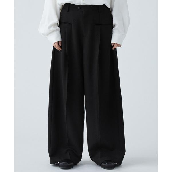 ZOZO問い合わせ番号:98784722ショップ:EMMA CLOTHES，エマ クローズブランド:VELNUS，ベルナス商品名:【VELNUS】Side tuck design front pocket wide slacks/サイドタッ...