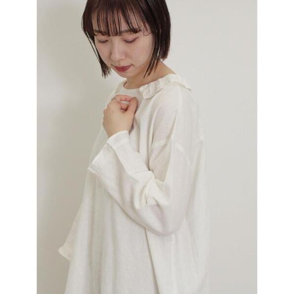 参考価格：7，590円発売時期：2025年03月コンディション：A（使用感なし）数回使用した程度で使用感が感じられないアイテム参考商品名：【Cross×Linen】フリルカラーブラウス参考品番：2700731-87-11【商品に関する注意事...