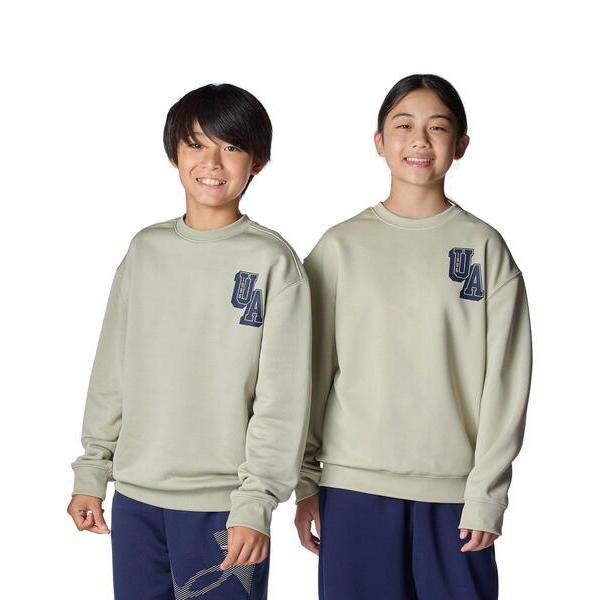 『セール実施中』ZOZO問い合わせ番号:98815194ショップ:UNDER ARMOUR，アンダーアーマーブランド:UNDER ARMOUR，アンダーアーマー商品名:UAテック テリー オーバーサイズド カレッジ クレスト ロゴ クルー（...