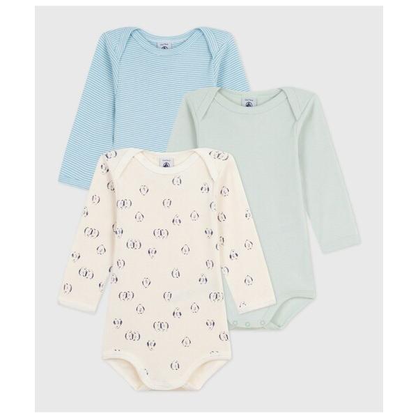 『セール実施中』※このアイテムは返品・交換対象外商品です。ZOZO問い合わせ番号:98815471ショップ:PETIT BATEAU，プチバトーブランド:PETIT BATEAU，プチバトー商品名:長袖ボディ３枚組カテゴリ:ママ＆ベビー&g...