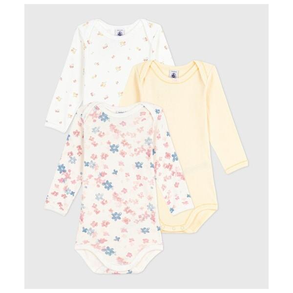 『セール実施中』※このアイテムは返品・交換対象外商品です。ZOZO問い合わせ番号:98815480ショップ:PETIT BATEAU，プチバトーブランド:PETIT BATEAU，プチバトー商品名:長袖ボディ３枚組カテゴリ:ママ＆ベビー&g...