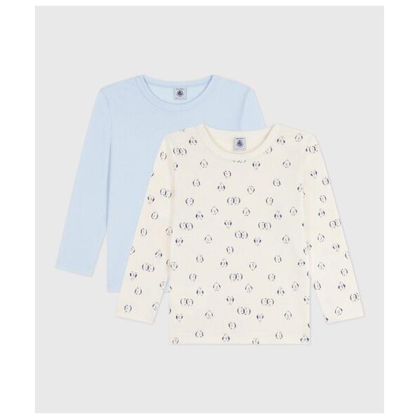 『セール実施中』※このアイテムは返品・交換対象外商品です。ZOZO問い合わせ番号:98815502ショップ:PETIT BATEAU，プチバトーブランド:PETIT BATEAU，プチバトー商品名:長袖Ｔシャツ２枚組カテゴリ:アンダーウェア...