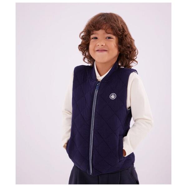 ZOZO問い合わせ番号:98815519ショップ:PETIT BATEAU，プチバトーブランド:PETIT BATEAU，プチバトー商品名:キルティングベストカテゴリ:トップス>ベストブランド品番:A0DTCB素材:身生地60%綿40...