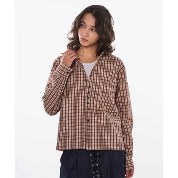 『セール実施中』ZOZO問い合わせ番号:98815726ショップ:FTW，エフティーダブリューブランド:WISH FOR EVER，ウィッシュフォーエバー商品名:FAKE BOTTON SEERSUCKER LONG SLEEVE SHOR...