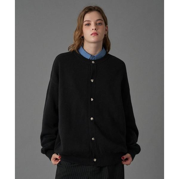 ZOZO問い合わせ番号:98815754ショップ:MUHET，ミュエータブランド:ONCILY，オンシェリー商品名:SILVER BUTTON CREW NECK CARDIGAN / シルバーボタンクルーネックカーディガンカテゴリ:トップ...