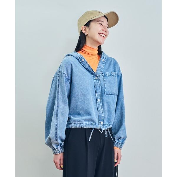 『セール実施中』ZOZO問い合わせ番号:98846513ショップ:Right-on，ライトオンブランド:BACK NUMBER，バックナンバー，Right-on，ライトオン商品名:【BACK NUMBER】デニムフードシャツ (フード付き/...