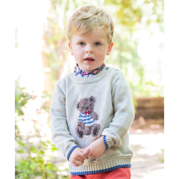 『セール実施中』ZOZO問い合わせ番号:98846602ショップ:sense of wonder，センスオブワンダーブランド:sense of wonder，センスオブワンダー商品名:【オーガニック】タムテディベアセーター【日本製】カテゴリ...