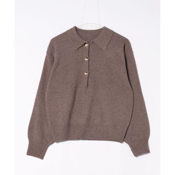 『タイムセール実施中』ZOZO問い合わせ番号:98846994ショップ:STYLEBLOCK，スタイルブロックブランド:STYLEBLOCK，スタイルブロック商品名:襟付き金ボタンニットプルオーバーカテゴリ:トップス>ニット/セーター...