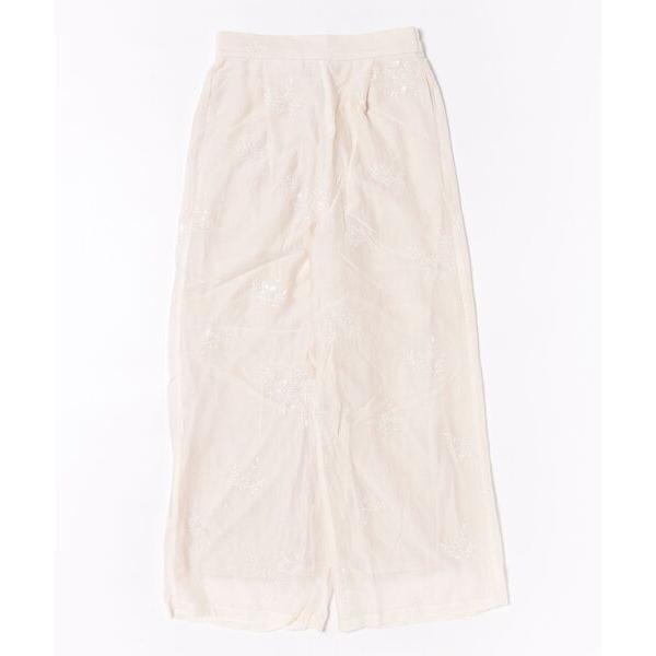 『タイムセール実施中』ZOZO問い合わせ番号:98847023ショップ:STYLEBLOCK，スタイルブロックブランド:STYLEBLOCK，スタイルブロック商品名:楊柳スパンコール刺繍ストレートパンツカテゴリ:パンツ>その他パンツブ...