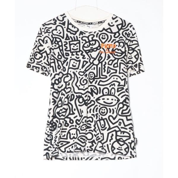 『セール実施中』参考価格：6，600円発売時期：2020年08月コンディション：A（使用感なし）数回使用した程度で使用感が感じられないアイテム参考商品名：PUMA X MR DOODLE AOP TEE参考品番：598642-02ZOZO問...