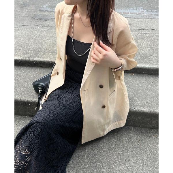 『セール実施中』参考価格：4，950円発売時期：2025年05月コンディション：A（使用感なし）数回使用した程度で使用感が感じられないアイテム参考商品名：この夏のマストアイテム！シアーテーラージャケット参考品番：5051070480【商品に...