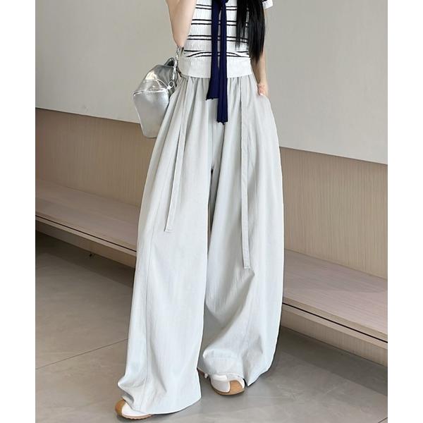 『セール実施中』ZOZO問い合わせ番号:98877163ショップ:REBALANCE，リバランスブランド:REBALANCE，リバランス商品名:カジュアルワイドレッグパンツカテゴリ:パンツ>その他パンツブランド品番:OF02405素材...