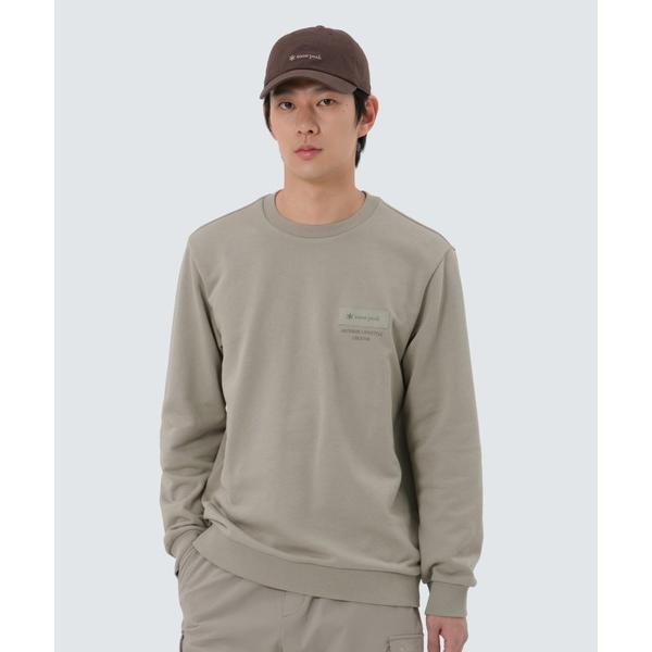 ZOZO問い合わせ番号:98877398ショップ:Snow Peak，スノーピークブランド:Snow Peak，スノーピーク商品名:Snow Peak / Woven Patch Sweatshirt 織りパッチスウェットシャツ 海外限定カ...