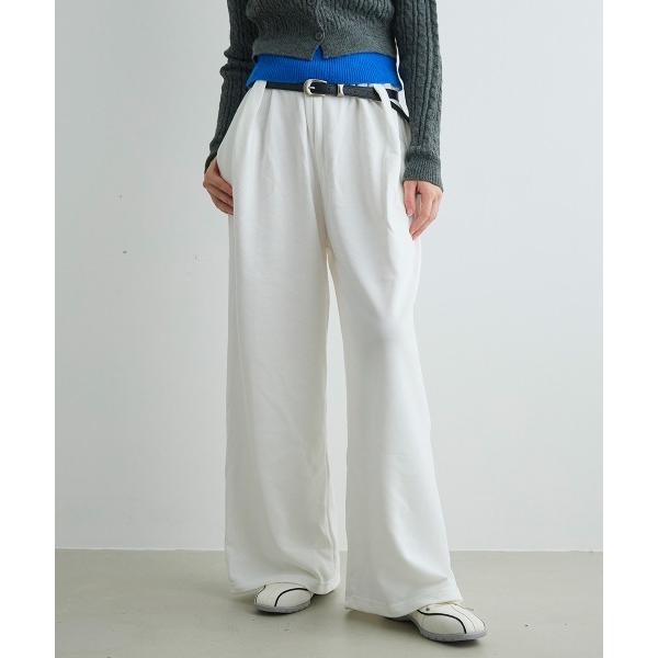 『タイムセール実施中』ZOZO問い合わせ番号:98877669ショップ:Ada.，エイダブランド:Mirette，ミレット商品名:ベルトデザインスウェットワイドパンツ / Belt Design Sweat Wide Pantsカテゴリ:パ...