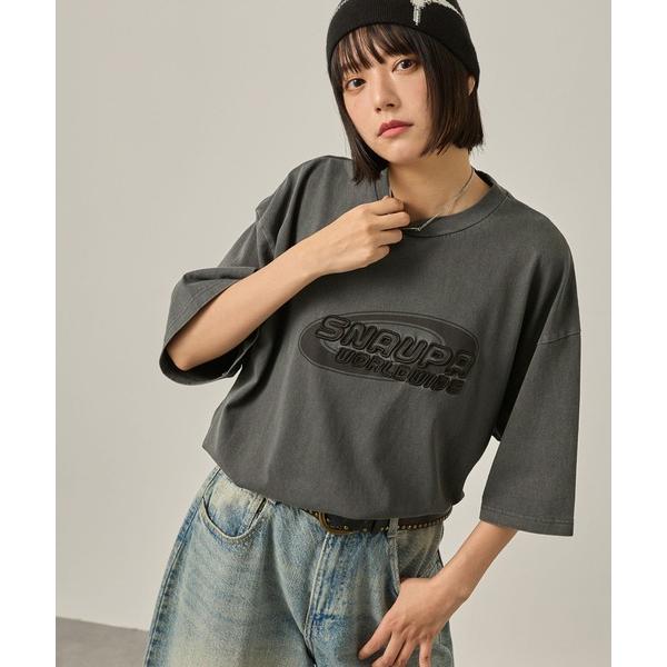 『タイムセール実施中』参考価格：3，450円発売時期：2024年04月コンディション：B（目立つ使用感なし）使用感が少ない、または気にならないアイテム袖・前身頃：汚れ参考商品名：【Snap club】ビッグシルエットヴィンテージ加工グラフィ...