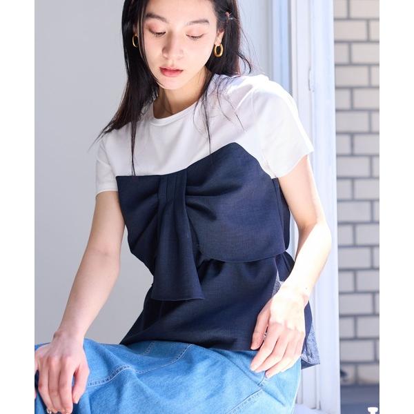 『セール実施中』参考価格：5，489円発売時期：2025年02月コンディション：B（目立つ使用感なし）使用感が少ない、または気にならないアイテム全体的：汚れ参考商品名：【新色追加】【美easy】ねじりリボンTシャツドッキングプルオーバー【接...