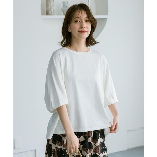 参考価格：3，300円発売時期：2025年04月コンディション：A（使用感なし）数回使用した程度で使用感が感じられないアイテム参考商品名：USAコットンタックパフスリーブTシャツ【WEB限定カラーあり】参考品番：321237【商品に関する注...