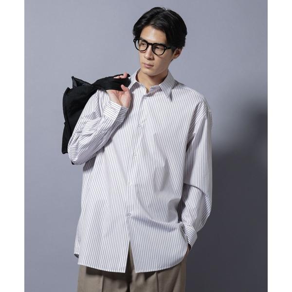 『セール実施中』ZOZO問い合わせ番号:98908842ショップ:NANO universe，ナノユニバースブランド:NANO universe，ナノユニバース商品名:「SIDOGRAS-VENICE」 オルタネイトストライプシャツカテゴリ...