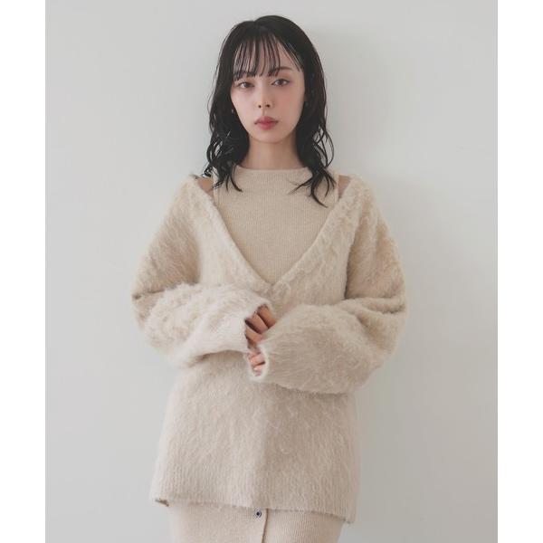 『タイムセール実施中』ZOZO問い合わせ番号:98908995ショップ:LIAN，リアンブランド:LIAN，リアン商品名:アンサンブル風Ｖネックニットプルオーバーカテゴリ:トップス>ニット/セーターブランド品番:246-021R114...