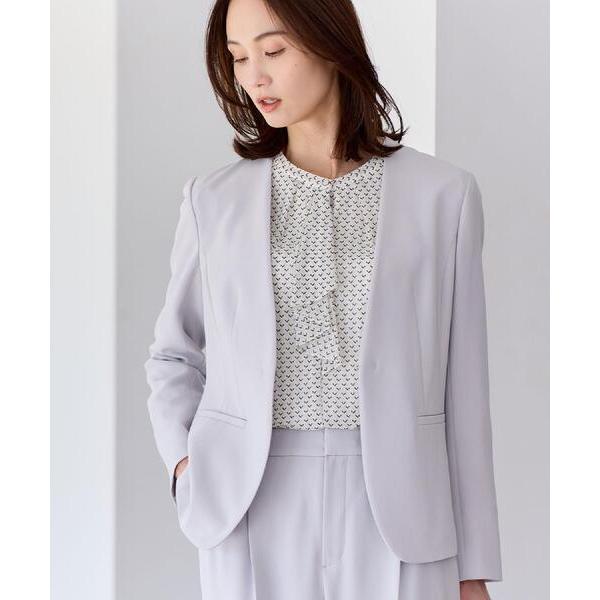 『タイムセール実施中』ZOZO問い合わせ番号:98909012ショップ:Reflect，リフレクトブランド:Reflect，リフレクト商品名:【フォーマル／入卒／通勤／セットアップ可】ノーカラージャケットカテゴリ:ジャケット/アウター&gt...