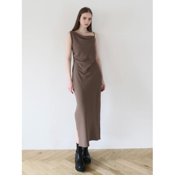 ZOZO問い合わせ番号:98909151ショップ:THETOVE，ザトーべブランド:celon，セロン商品名:asymmetry drape cami dressカテゴリ:ワンピース/ドレス>ドレスブランド品番:C230601素材:ポ...