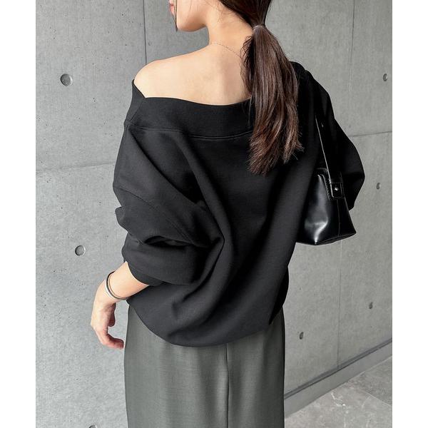 『タイムセール実施中』ZOZO問い合わせ番号:98909211ショップ:andme，アンドミーブランド:Freesia by andme，フリージアバイアンドミー商品名:裏起毛オフショルダーボリューム袖スウェットトップスカテゴリ:トップス&...