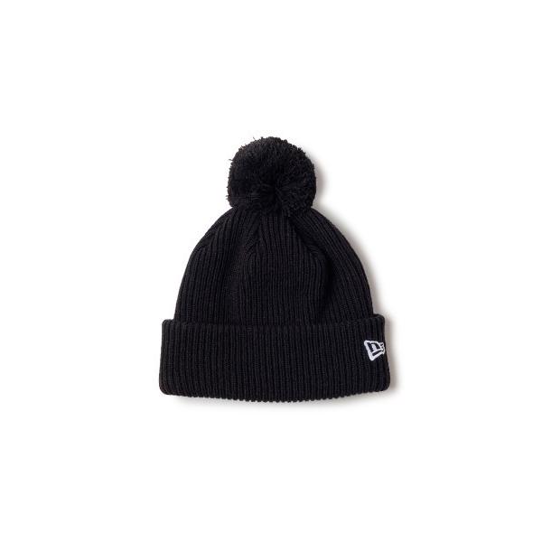 ZOZO問い合わせ番号:98909220ショップ:OVERRIDE，オーバーライドブランド:NEW ERA，ニューエラ，OVERRIDE，オーバーライド商品名:NEW ERA  KIDS POM PON KNIT RIB / ニューエラカテ...