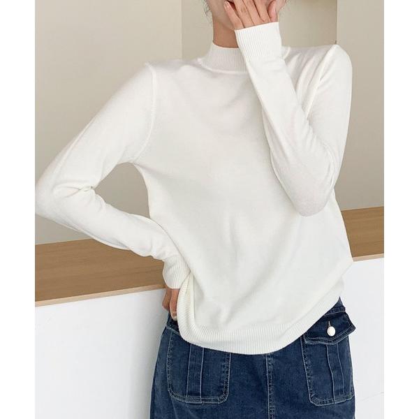 『タイムセール実施中』ZOZO問い合わせ番号:98909985ショップ:RIVER FIELD &amp; Co.，リバーフィールド　アンド　コーブランド:LOWO，ロワ商品名:【12色展開】ハイネック ニット プルオーバーカテゴリ:トップ...